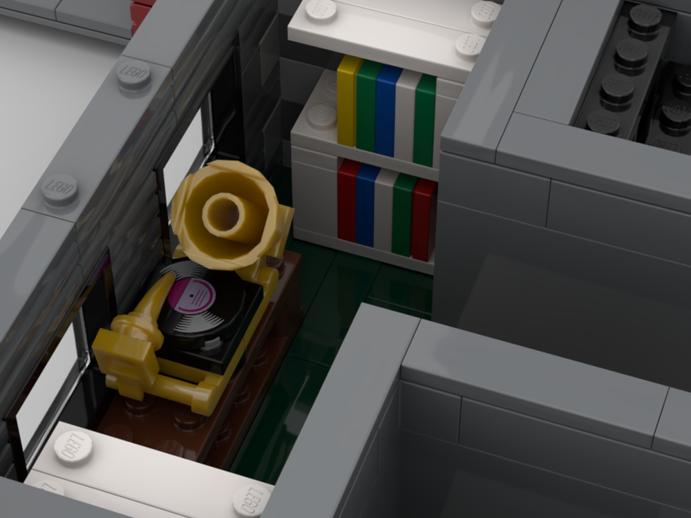 Lego Moc Modular Narrow Town House By Jameshigson0512 Rebrickable