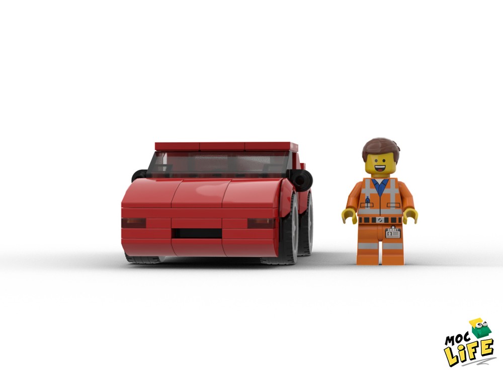 LEGO MOC Pontiac Fiero by MocLife | Rebrickable - Build with LEGO