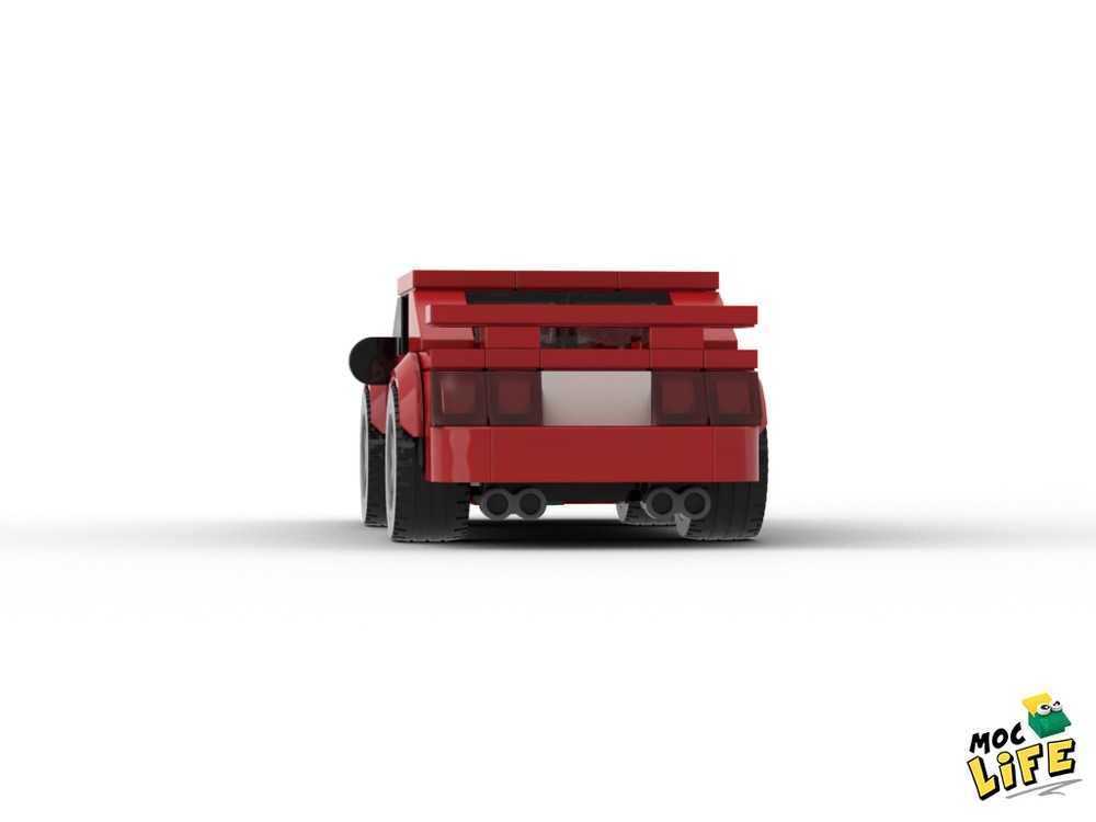 LEGO MOC Pontiac Fiero by MocLife | Rebrickable - Build with LEGO