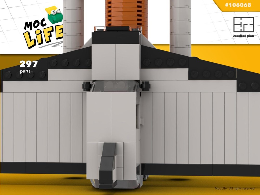 LEGO MOC Top Gear Reliant Robin space shuttle by MocLife | Rebrickable ...