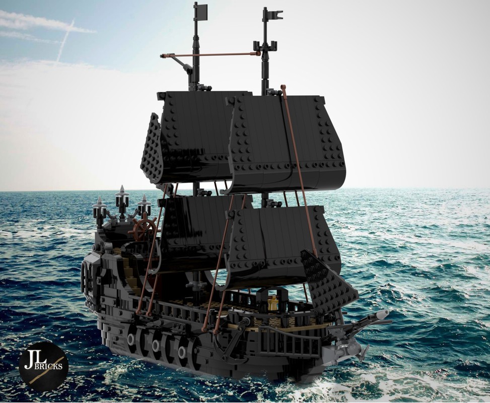 LEGO MOC Black Pearl by JL.Bricks | Rebrickable - Build with LEGO