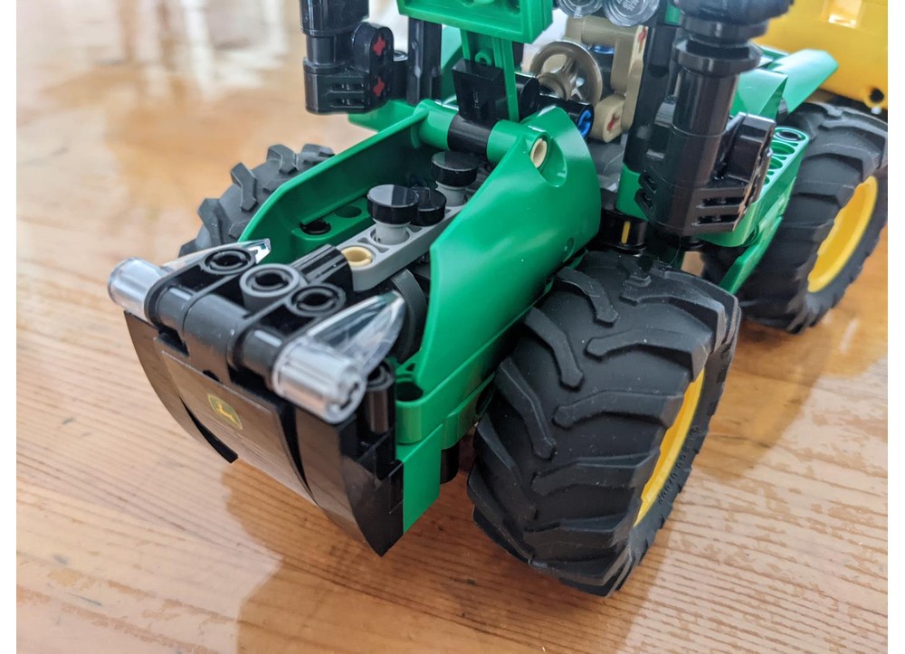 Lego Moc John Deere 42136 With The Engine Of 42132 Motorcycle By