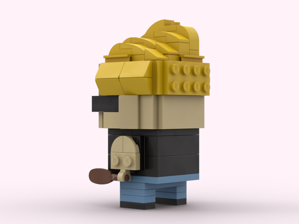 LEGO MOC Johnny Bravo by GetMeBricked | Rebrickable - Build with LEGO