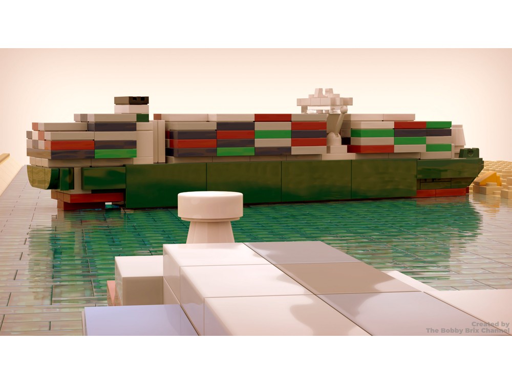 LEGO MOC Golden-Class Container Ship by The Bobby Brix Channel ...