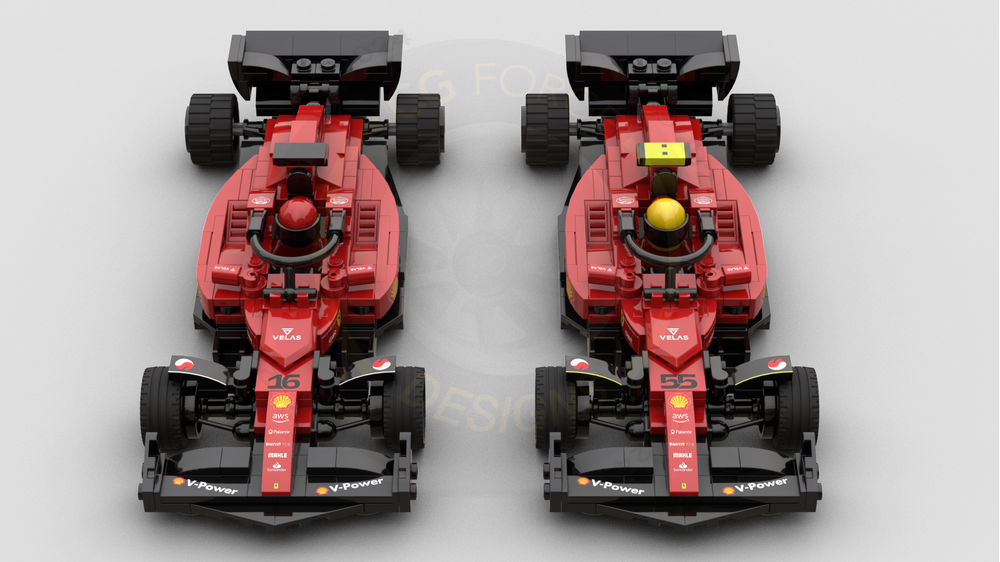 LEGO MOC-106267 F1 Ferrari F1-75 by CGForceDesigns | Rebrickable ...