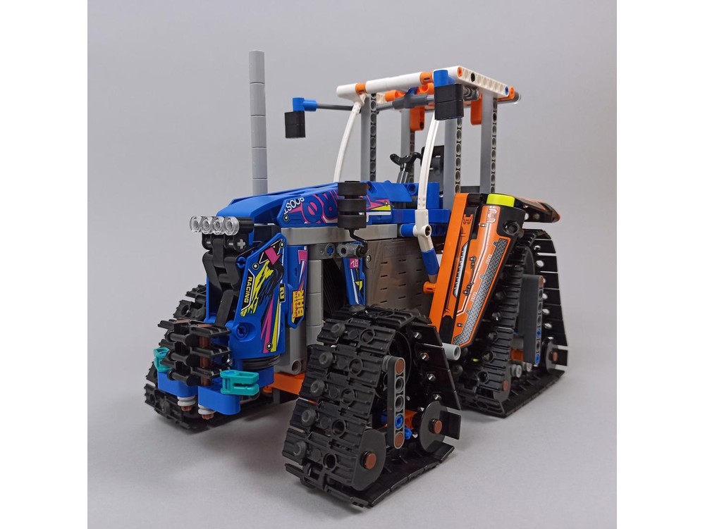LEGO MOC 42140 Tracked Tractor by M_longer | Rebrickable - Build with LEGO
