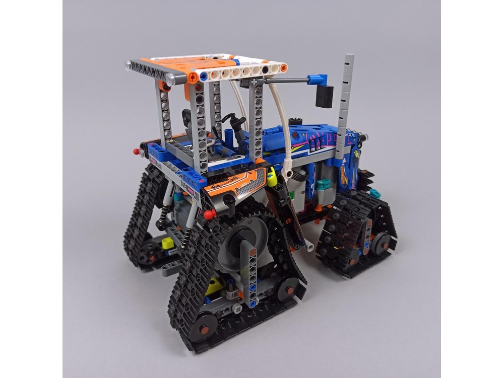 LEGO MOC 42140 Tracked Tractor by M_longer | Rebrickable - Build with LEGO