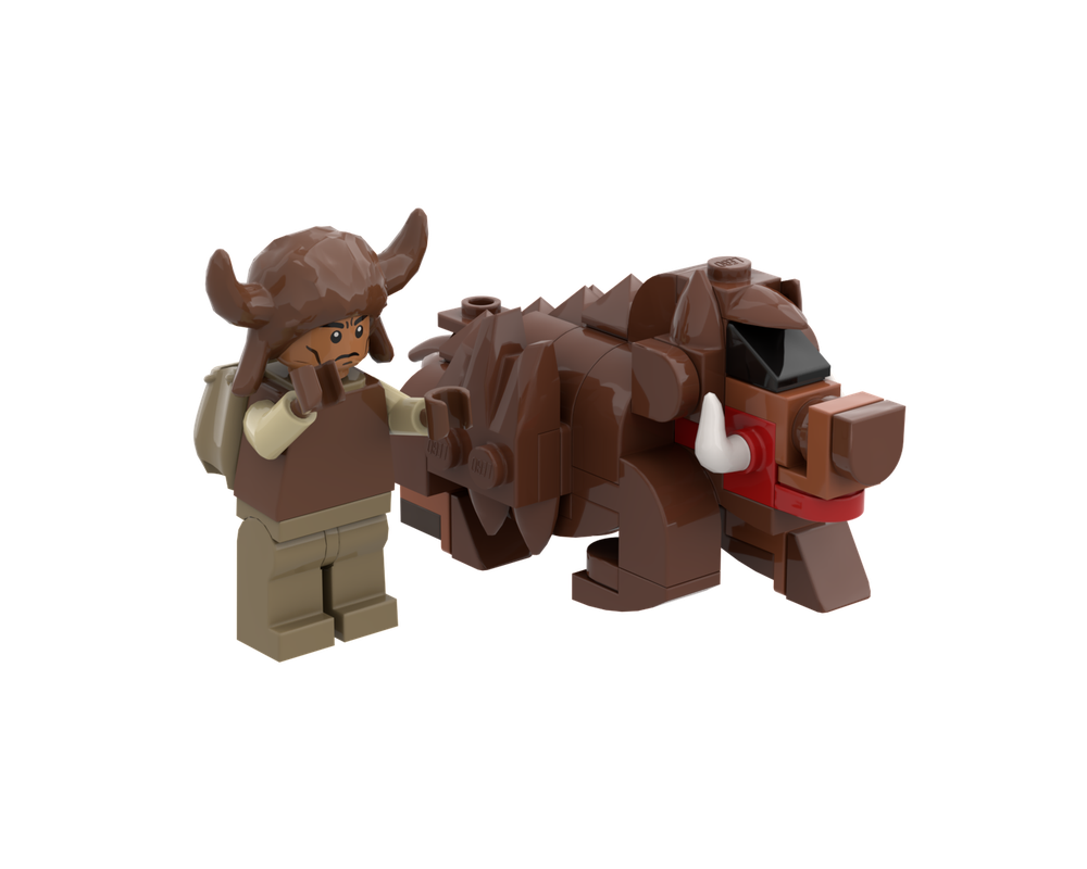 LEGO MOC Horse and Wild Boar by cvi | Rebrickable - Build with LEGO