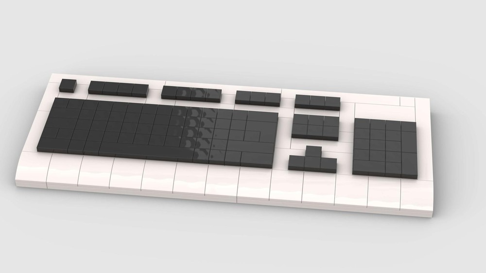 LEGO MOC keyboard by Duesenjaeger91 | Rebrickable - Build with LEGO