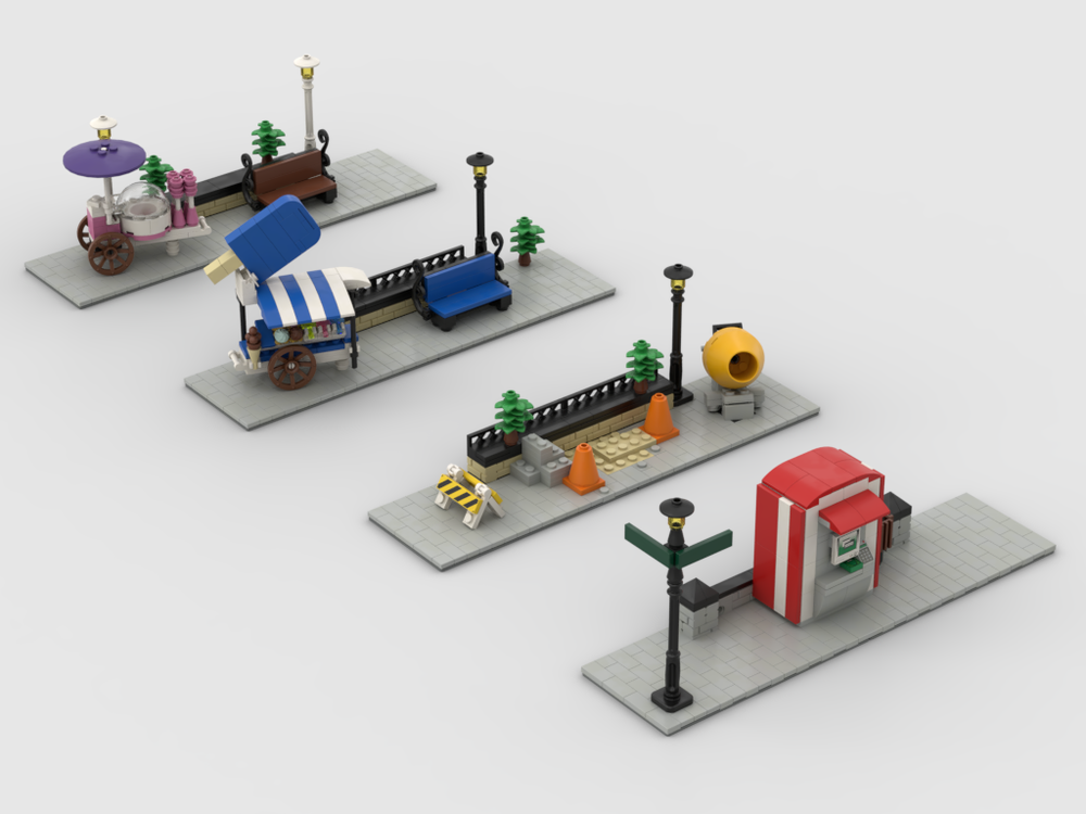 LEGO MOC Modular Corner Pack #4 - Turn every modular model into a ...