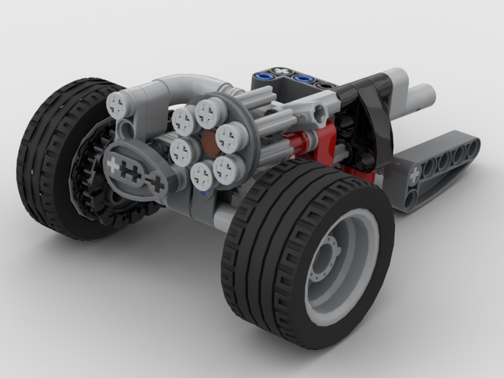 LEGO MOC 42132 Mitrailleuse by artemisovsky | Rebrickable - Build with LEGO