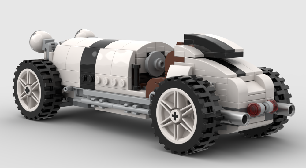 LEGO MOC 19011 Vintage Race Car by crazy8ron | Rebrickable - Build with ...