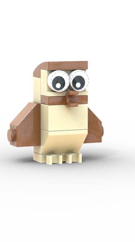 LEGO MOC Tiny owl by enkoppkaffetiltakk | Rebrickable - Build with LEGO