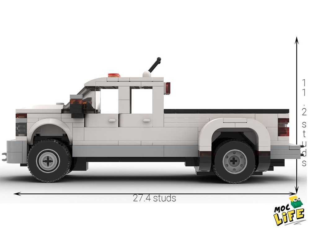 LEGO MOC-106548 Chevrolet Silverado 3500 quad cab dually by MocLife ...