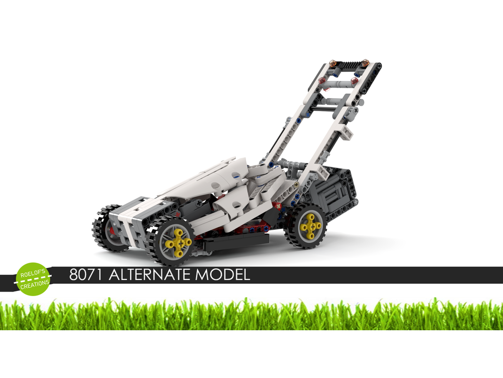 Lego Moc 8071 B Model Lawnmower By Roelofs Creations Rebrickable