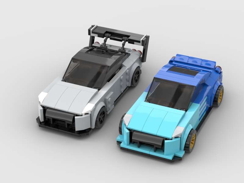 LEGO MOC Nissan GT-R R35 (modified) by Dusty369 | Rebrickable - Build ...