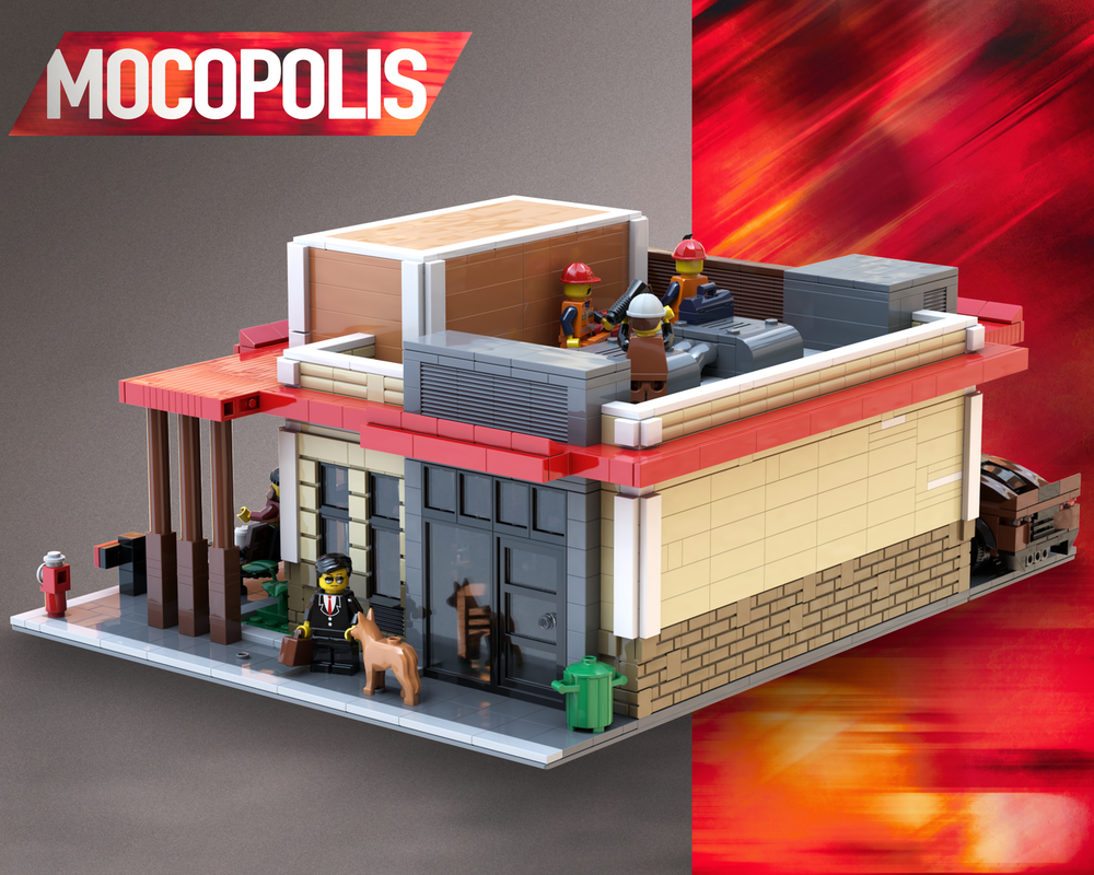 LEGO MOC Modular Fast Food Restaurant for LEGO City by MOCOPOLIS ...