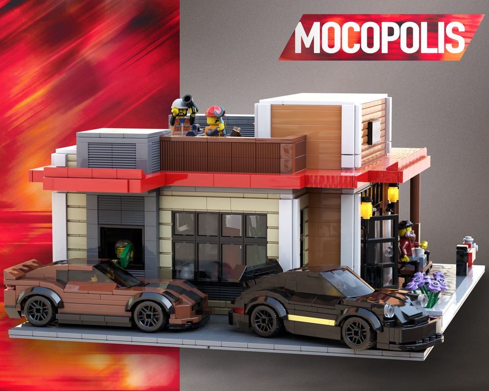 LEGO MOC Modular Fast Food Restaurant for LEGO City by MOCOPOLIS ...