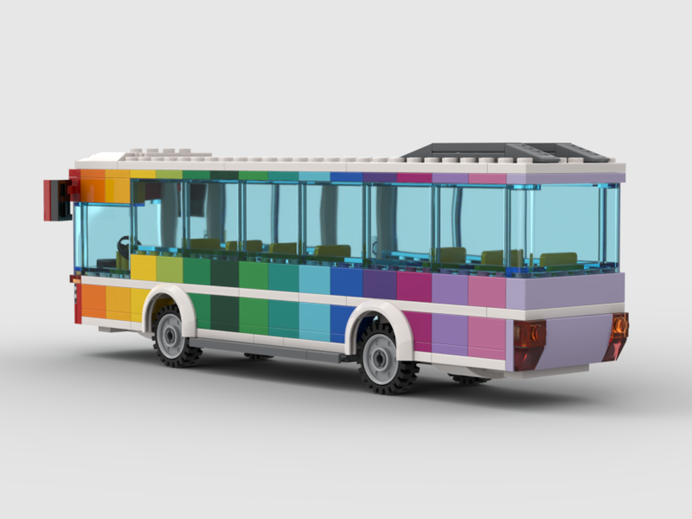 LEGO MOC Everyone Is Awesome Bus by HaulingBricks | Rebrickable - Build ...