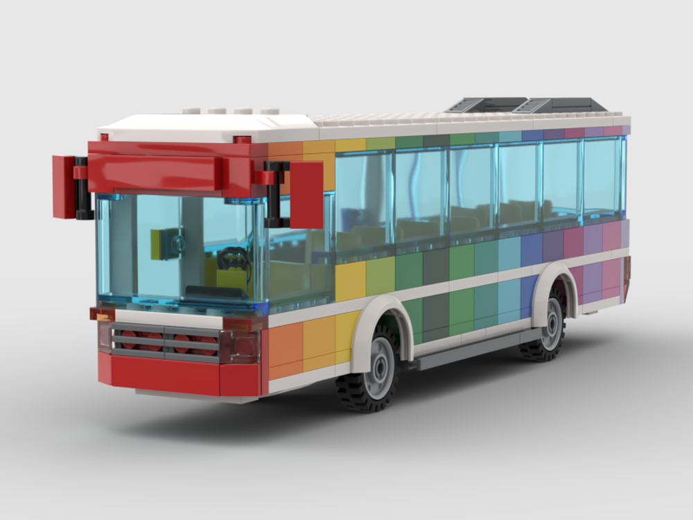 LEGO MOC Everyone Is Awesome Bus by HaulingBricks | Rebrickable - Build ...