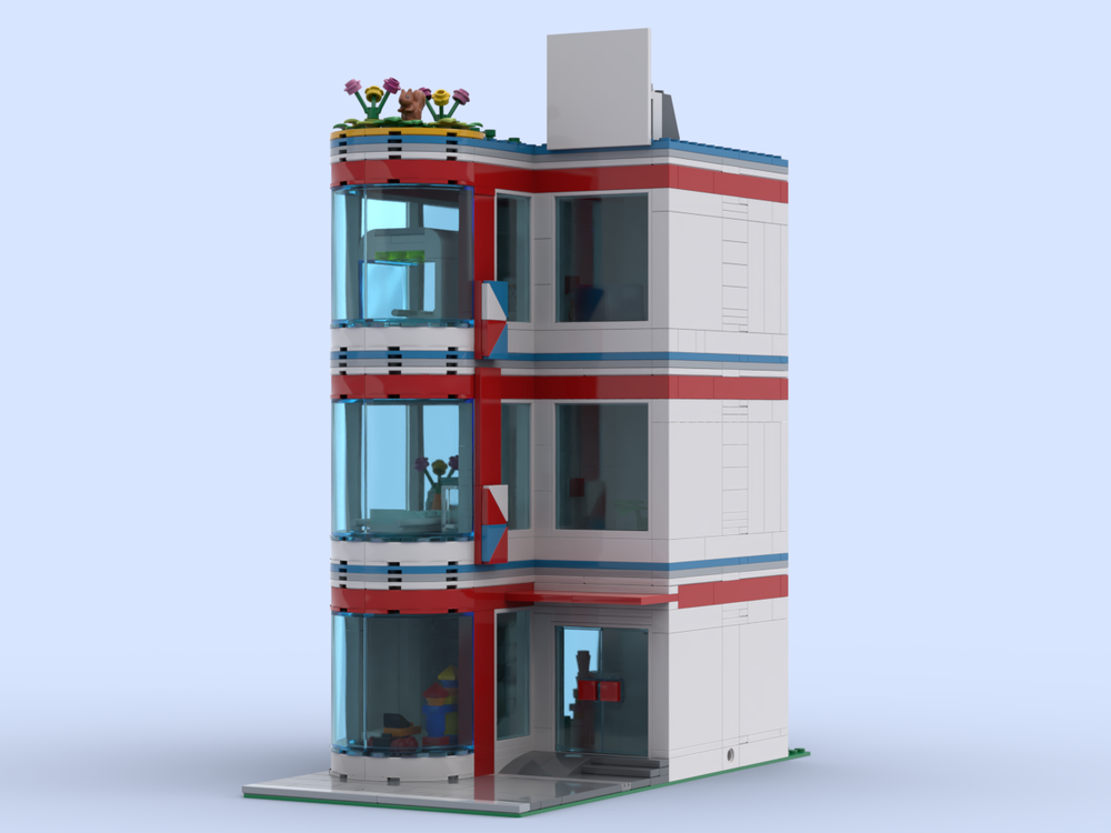 LEGO MOC Medical Clinic - Modification of City Hospital Set 60330 by ...