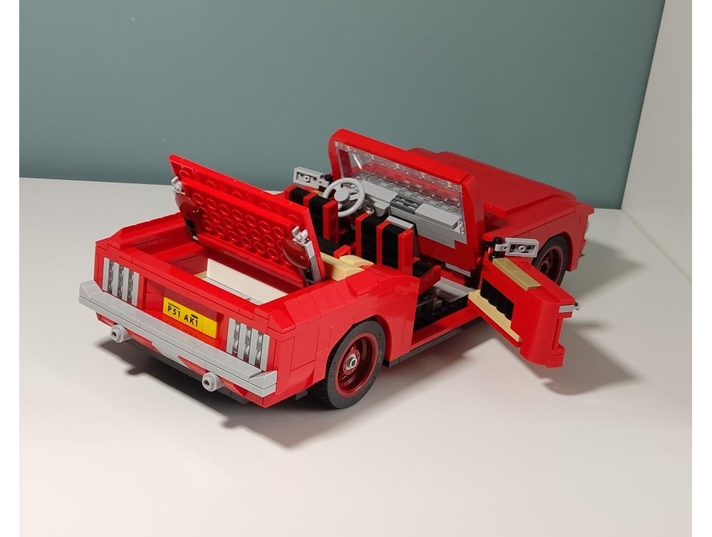 LEGO MOC 10258 Ford Mustang Convertible by Kirvet | Rebrickable - Build ...