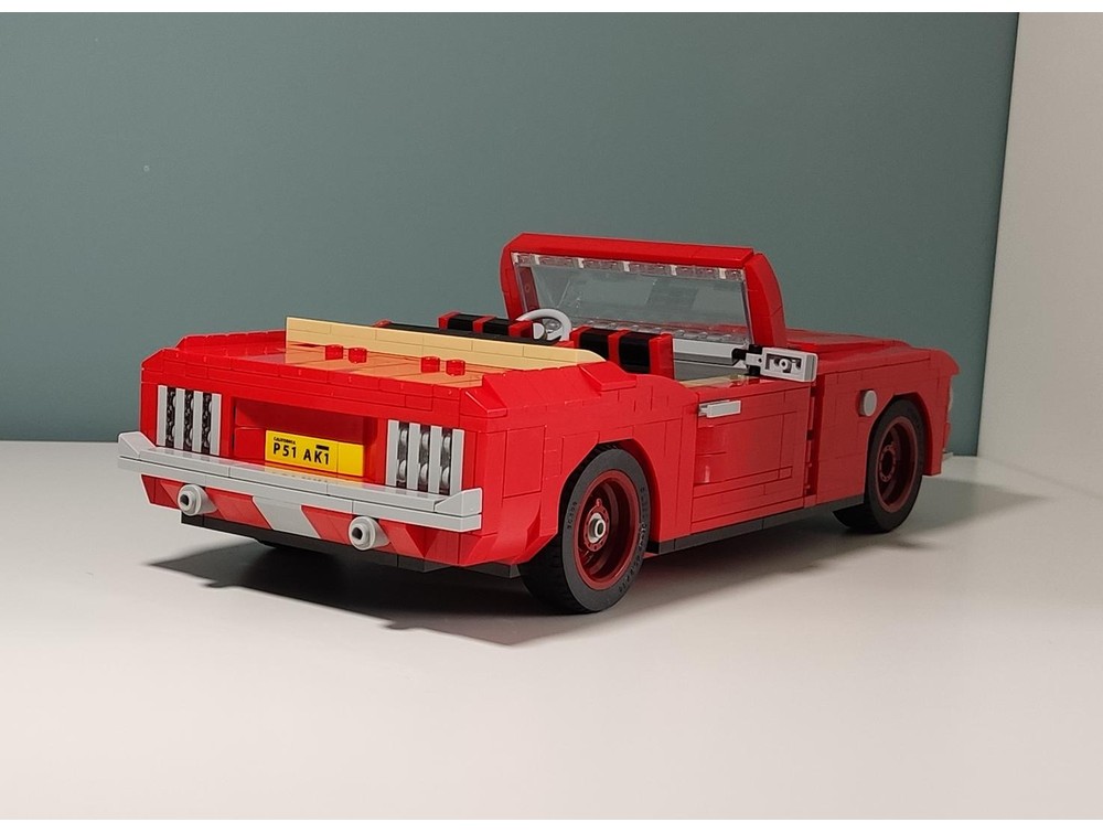 LEGO MOC 10258 Ford Mustang Convertible by Kirvet | Rebrickable - Build ...