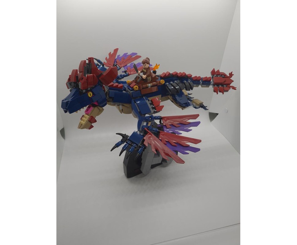 LEGO MOC Ark: Rock Drake by Moc_Lobster | Rebrickable - Build with LEGO