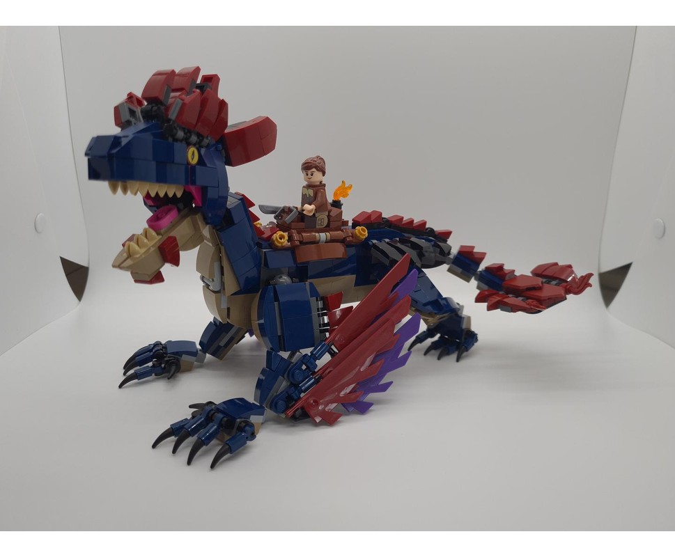 LEGO MOC Ark: Rock Drake by Moc_Lobster | Rebrickable - Build with LEGO