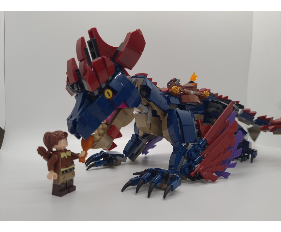 LEGO MOC Ark: Rock Drake by Moc_Lobster | Rebrickable - Build with LEGO