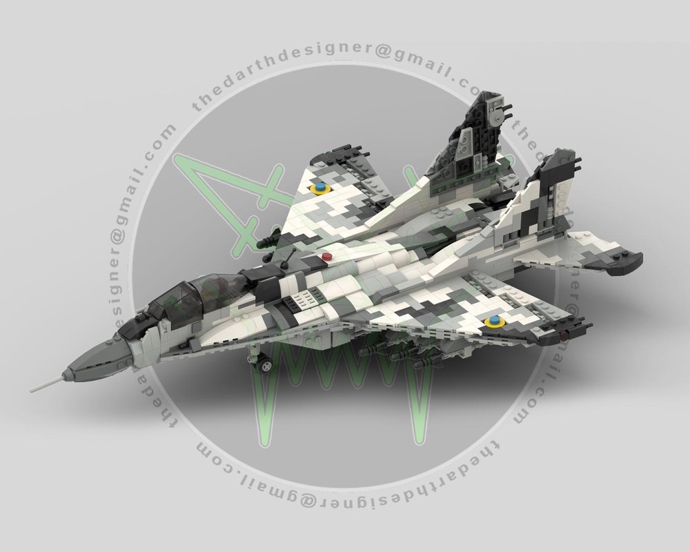 LEGO MOC-106680 Ukraine Mig-29 "The Ghost of Kyiv" - 1/35 by ...