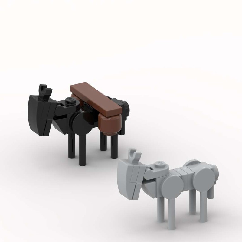 LEGO MOC Donkey Version 2 by brickstugmuffin | Rebrickable - Build with ...