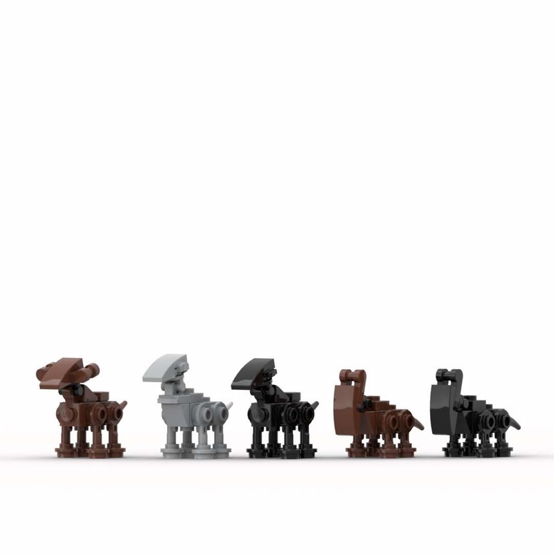 LEGO MOC Dogs and Goats by brickstugmuffin | Rebrickable - Build with LEGO