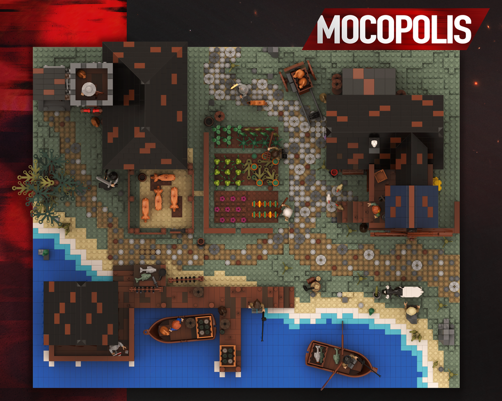 LEGO MOC Medieval Mill Port, Addition for Royal Castle by MOCOPOLIS ...