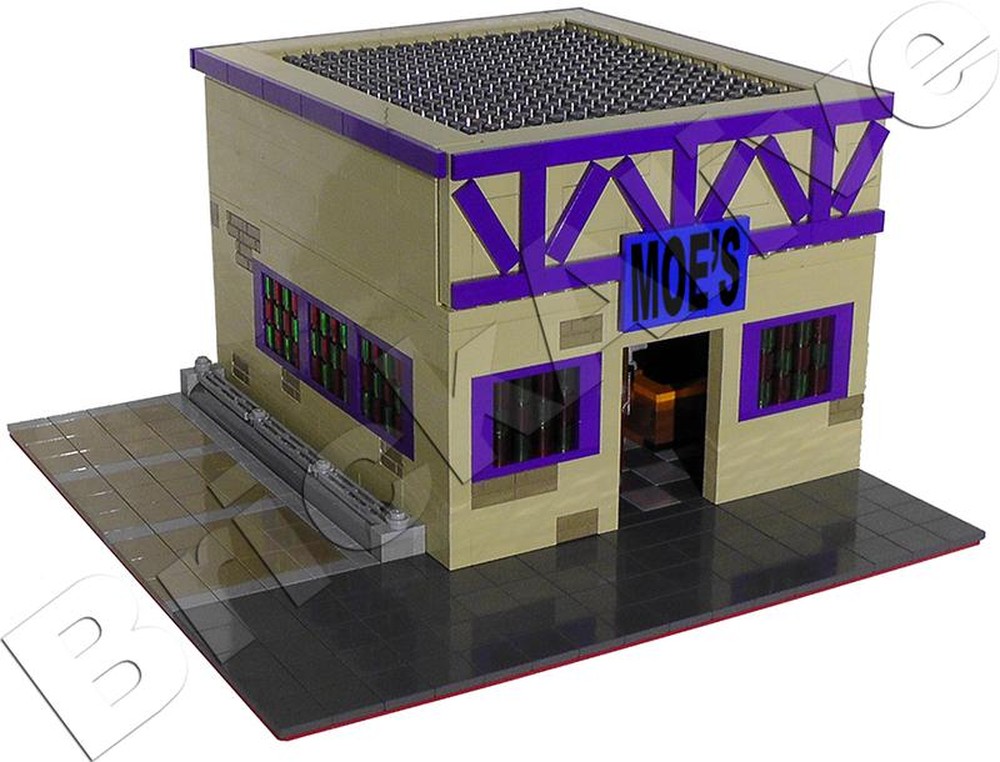 LEGO MOC Moe's Tavern - The Simpsons by Brickalive | Rebrickable ...