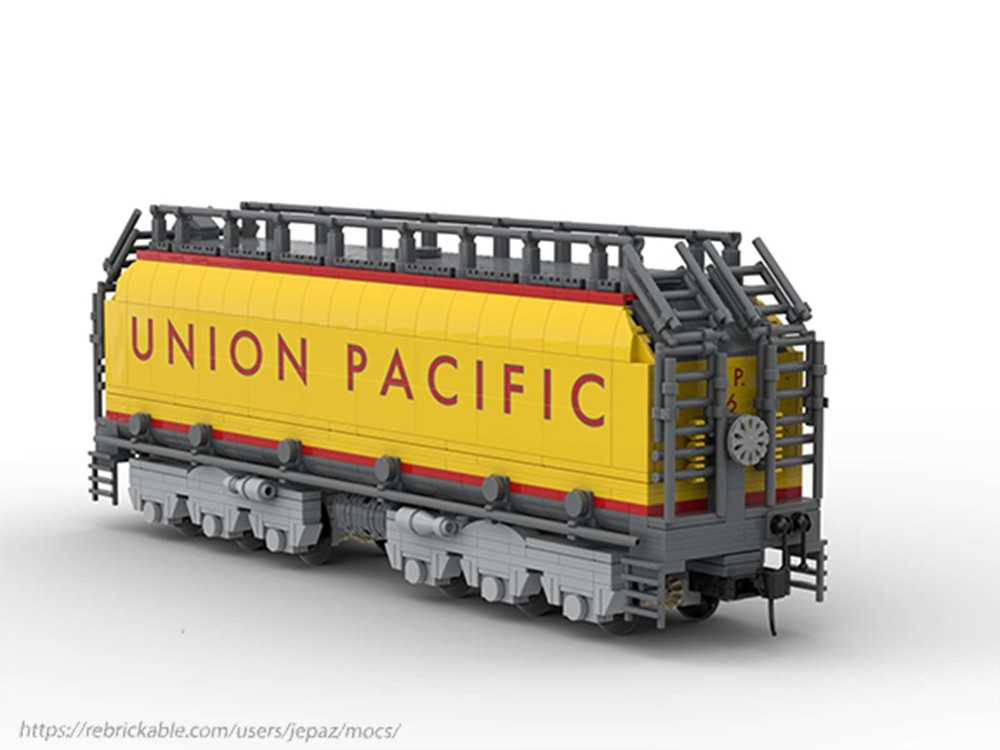 LEGO MOC Union Pacific GE 8500 GTEL Fuel Tender Only by jepaz ...
