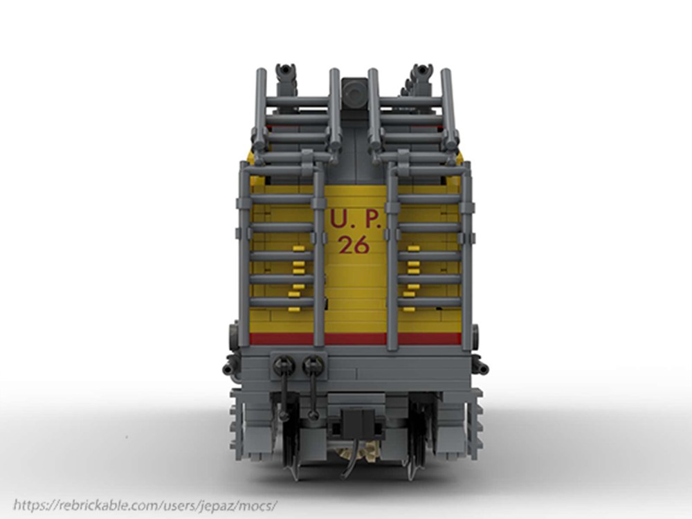LEGO MOC Union Pacific GE 8500 GTEL Fuel Tender Only by jepaz ...