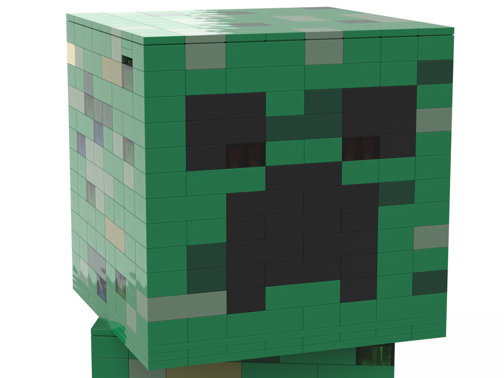 LEGO MOC UCS Minecraft Creeper by utm1996 | Rebrickable - Build with LEGO