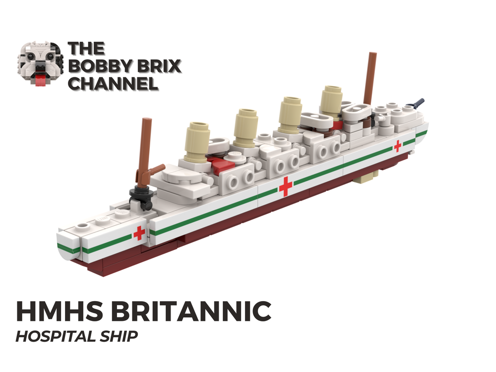 LEGO MOC HMHS Britannic by The Bobby Brix Channel | Rebrickable - Build ...