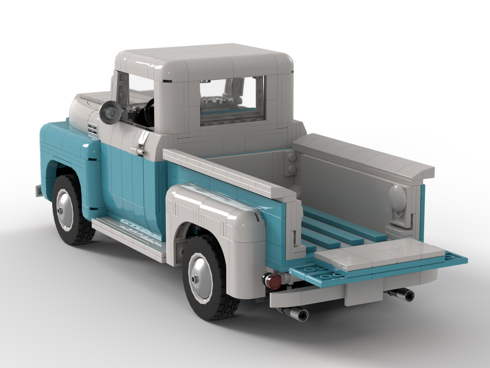 Lego Moc Us Pickup Truck 10290 Mod By Linse Rebrickable Build