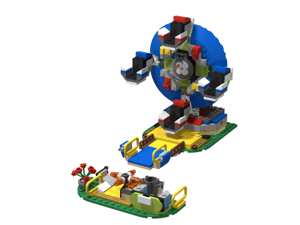 LEGO MOC-106874 31095 Ferris Wheel Mod by schnabbo | Rebrickable ...