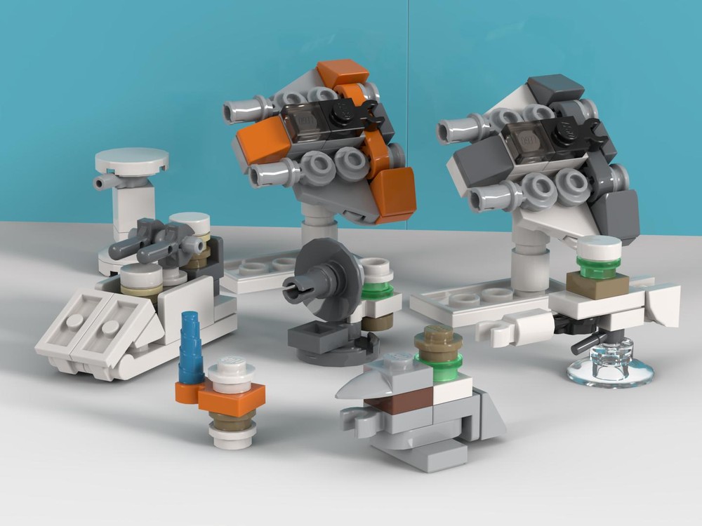 LEGO MOC Rebel Hoth Defense 1:144 by MasterBrickSeparator | Rebrickable ...