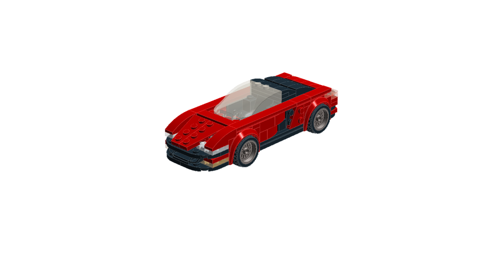 LEGO MOC Red Racer by The MOCMaker | Rebrickable - Build with LEGO