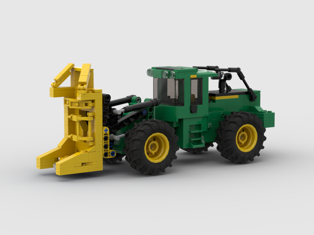 LEGO MOC John Deere 843L II Wheeled Feller Buncher by gerlingt ...