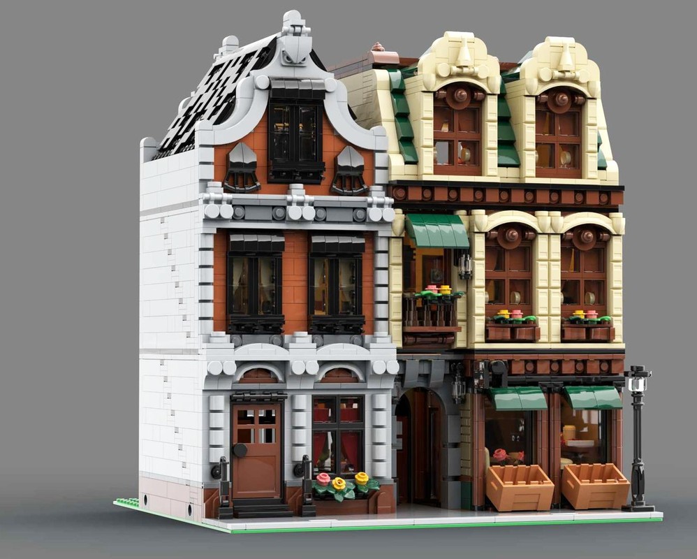 LEGO MOC DownTown Appartments - Modular Building [2025 Redesign] by ...