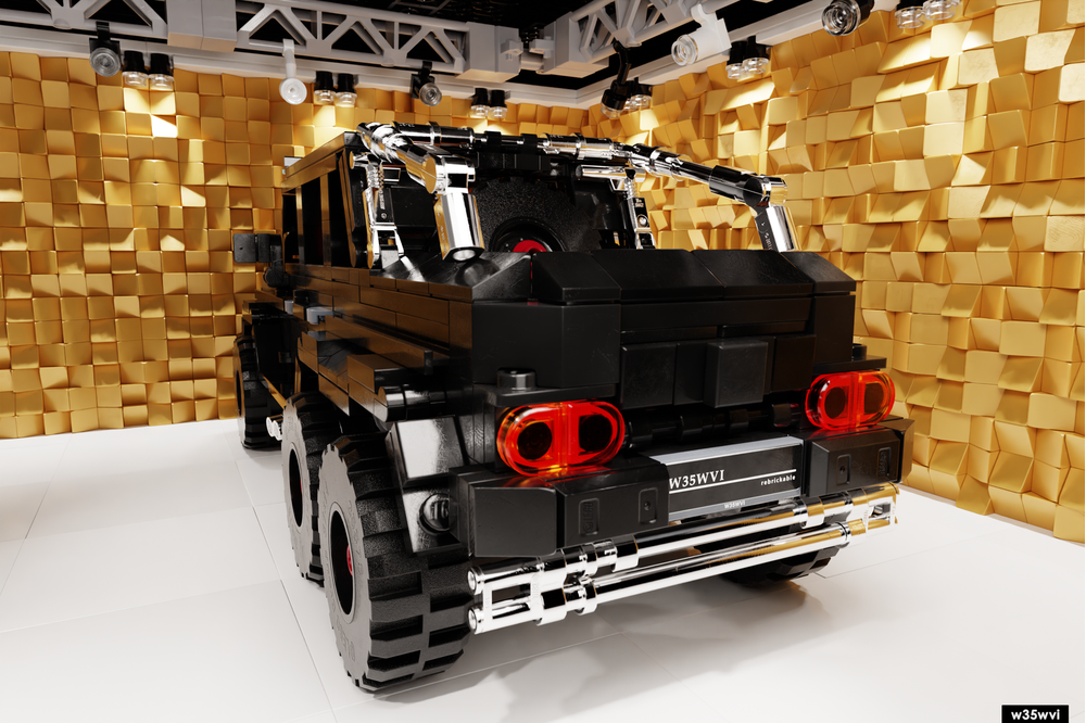 LEGO MOC `15 Mercedes-Benz G63 6X6 Black Out by w35wvi | Rebrickable ...