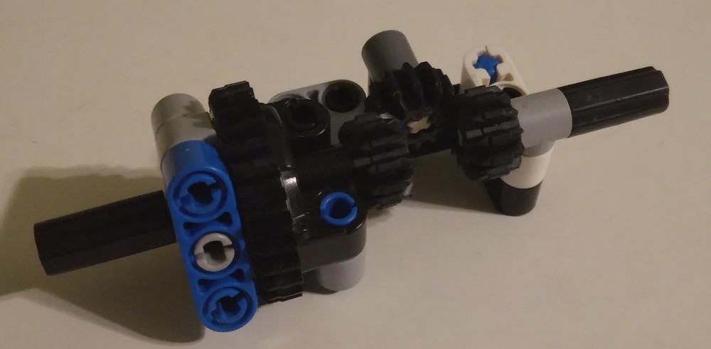 LEGO MOC Custom Technic Open Differential v2 by definitelyapianoplayer ...