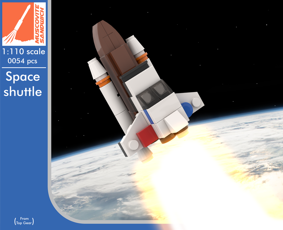 LEGO MOC-106961 Top Gear Reliant Robin Space Shuttle [1:110 scale] by ...