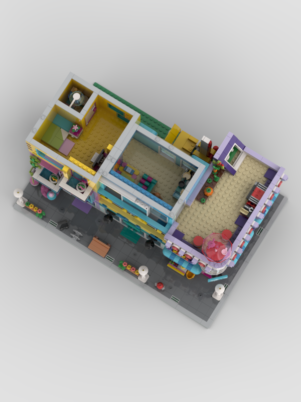 LEGO MOC Friends Street Modular by KTBrickworks | Rebrickable - Build ...