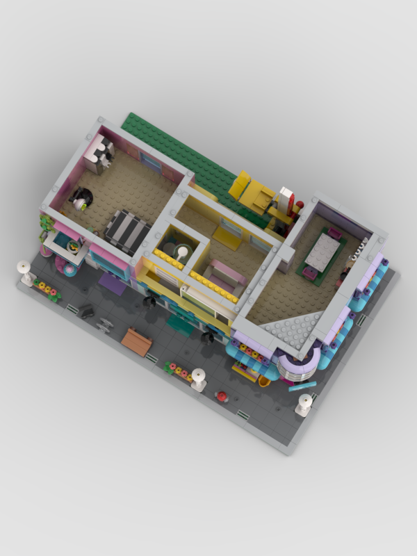 LEGO MOC Friends Street Modular by KTBrickworks | Rebrickable - Build ...